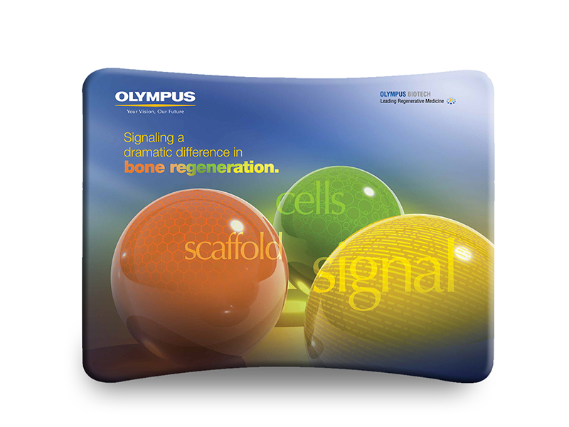 EZ Tube 10ft Curved Display | Alliance | Exhibitorease.com | Trade Show ...