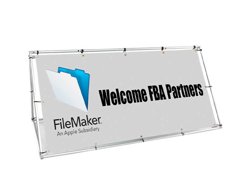 Foundation Outdoor Banner Stand Double-Sided Graphic Package | Alliance ...