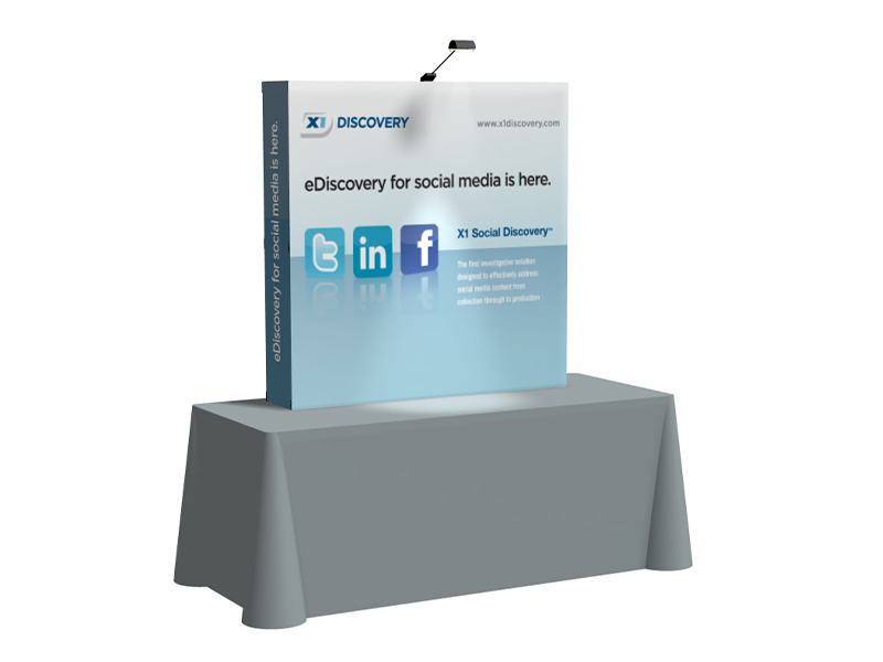 NEXT! 5ft Straight Tabletop SEG Pop-up Display | Alliance ...