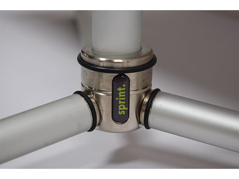 Duo Sprint Adjustable Banner Stand | Alliance | Exhibitorease.com ...