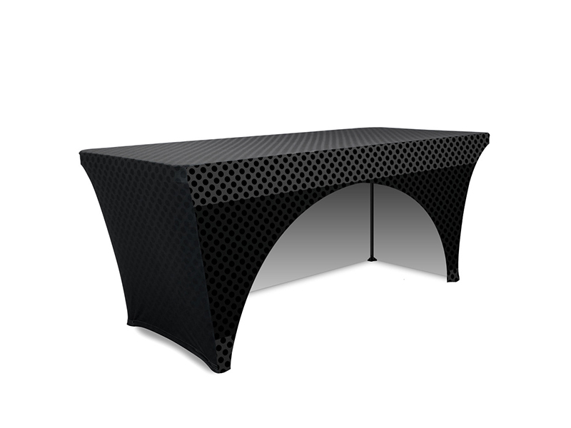 Stretch Table Throw Full Color Custom Dye-Sub Print | Alliance ...