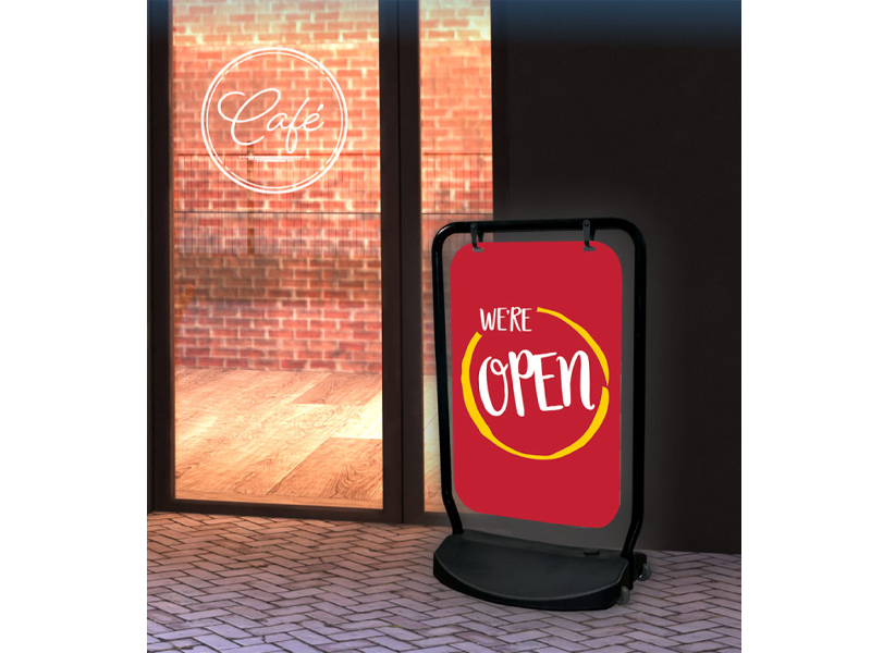 Swing Outdoor Sign | Alliance | Exhibitorease.com | Trade Show Displays ...