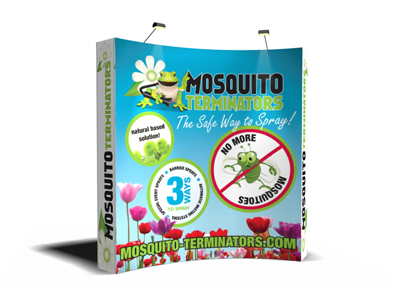 V-BURST Curved Fabric Pop-up Displays | Alliance | Exhibitorease.com ...