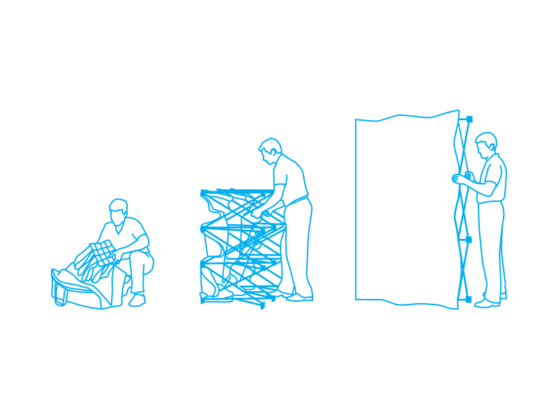 V-BURST Curved Fabric Pop-up Displays | Alliance | Exhibitorease.com ...