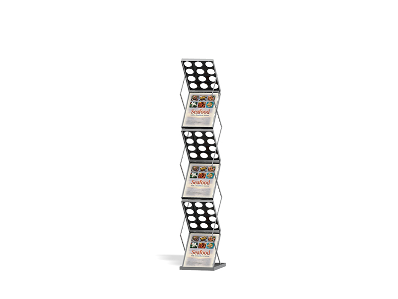ZedUp 1 Collapsible Literature Rack | Alliance | Exhibitorease.com ...